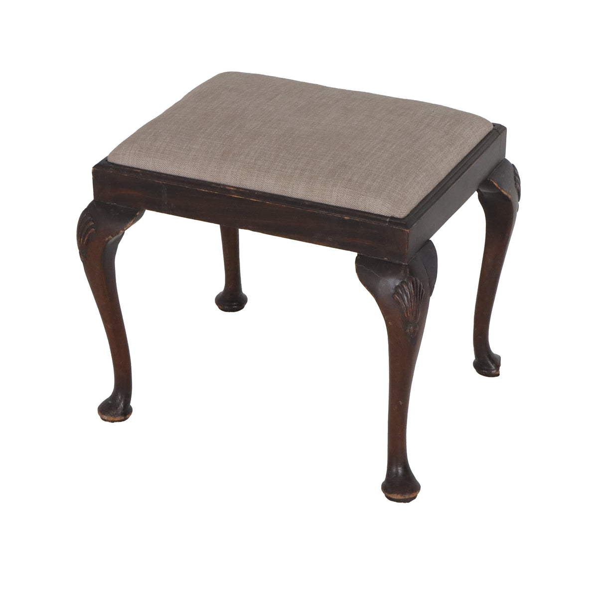 English Antique Pad-Foot Stool c1790 – English Traditions