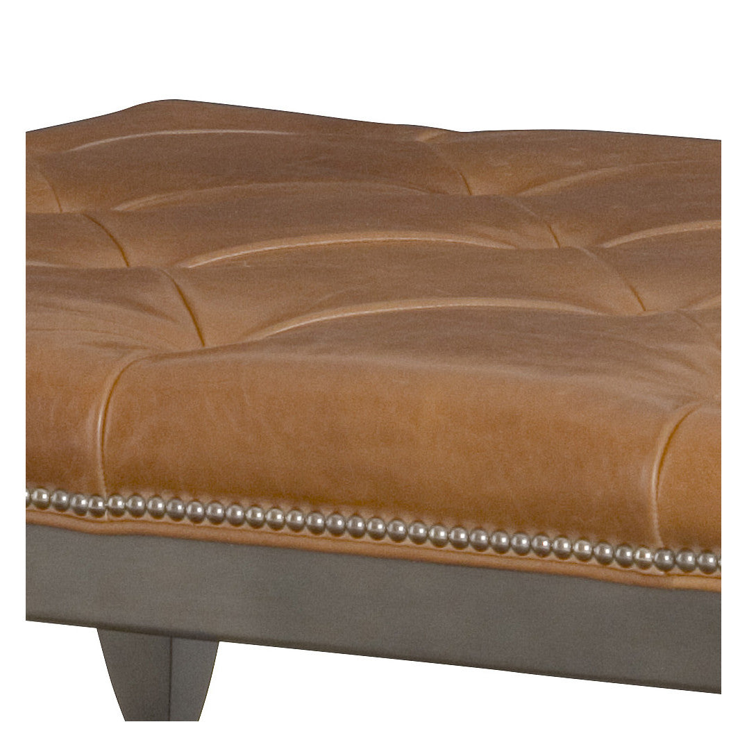 Lance Leather Ottoman – English Traditions